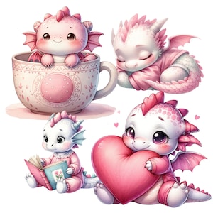 Baby Dragon Png Collection - Cute Fantasy Dragons PNG, Watercolor and ...
