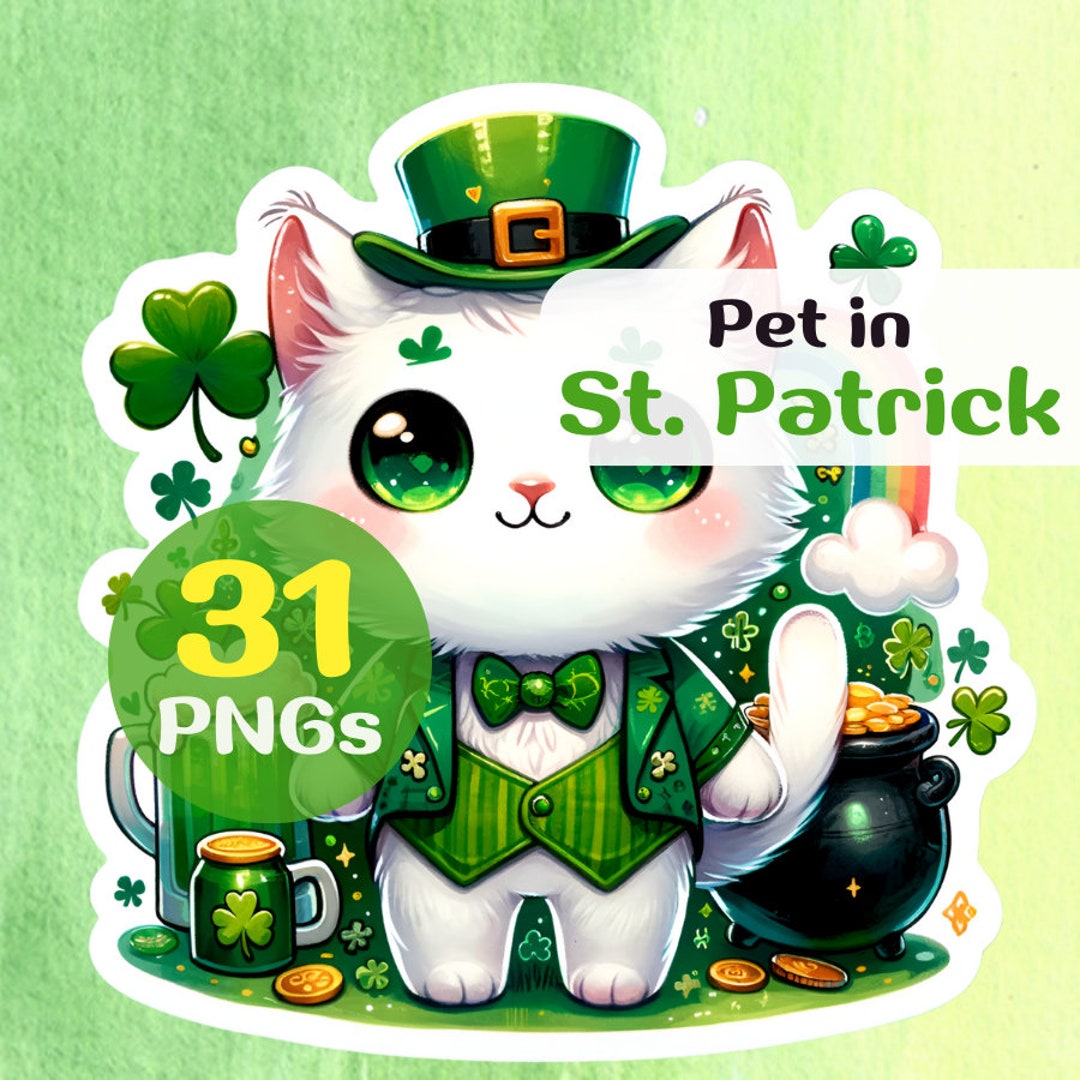 Happy Saint Patrick S Day Cute Pet Collection - Saint Patricks Day ...