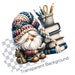 Back to School Gnome Clipart - Cute Watercolor Gnomes, Graduation ...