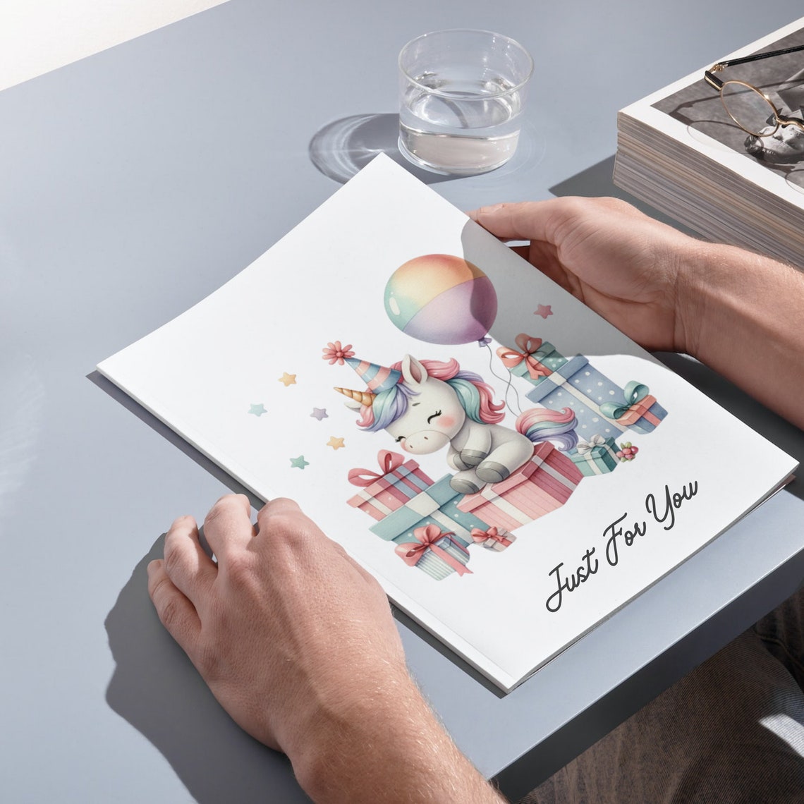 Cute Unicorn PNG Clipart Bundle for Birthday Party Rainbow Baby Unicorn ...