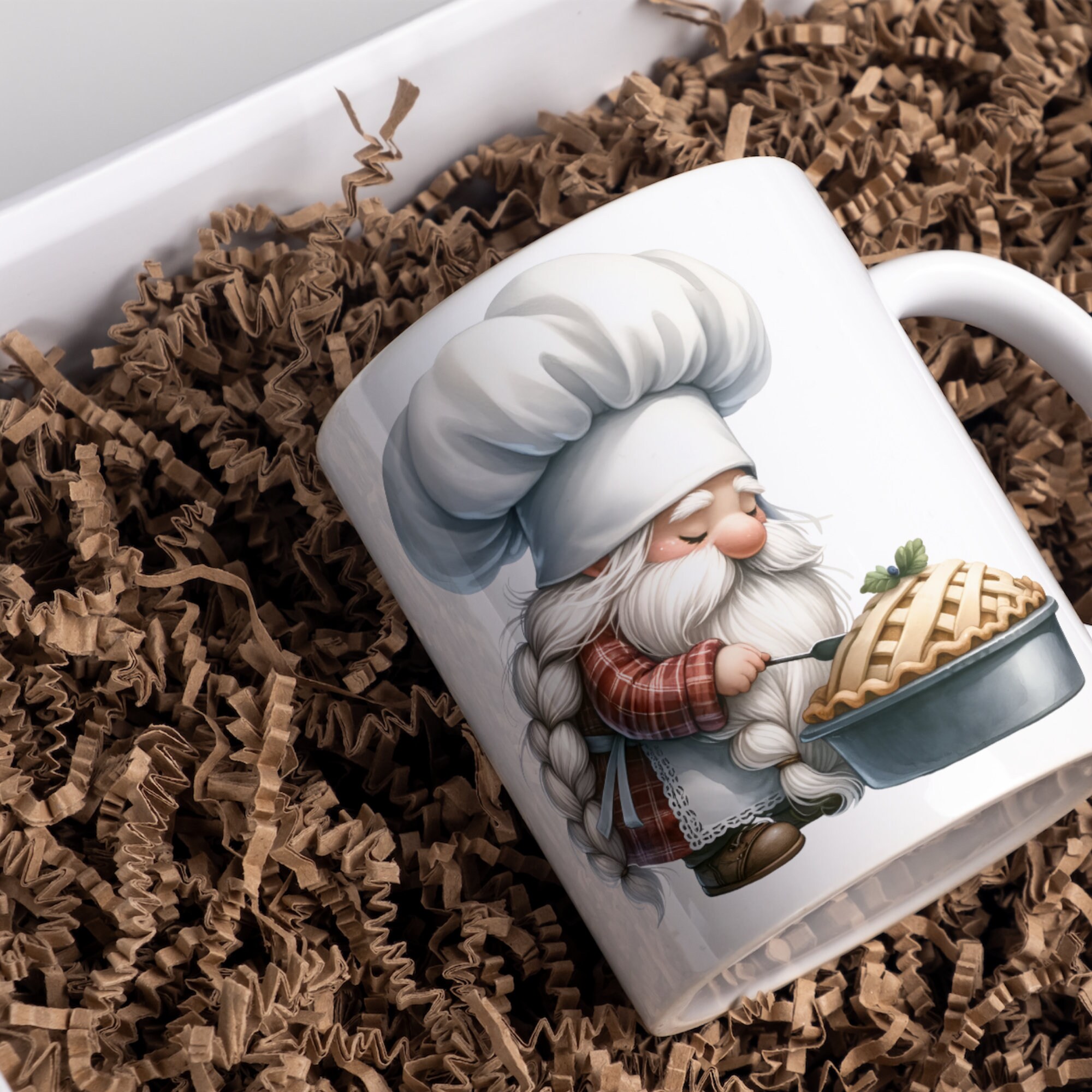 Chef Gnome Clipart -baker Gnome Png Cake Chef Clipart PNG Baked With ...