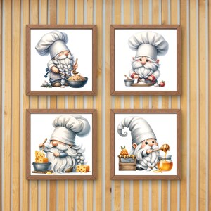 Chef Gnome Clipart -baker Gnome Png Cake Chef Clipart PNG Baked With ...