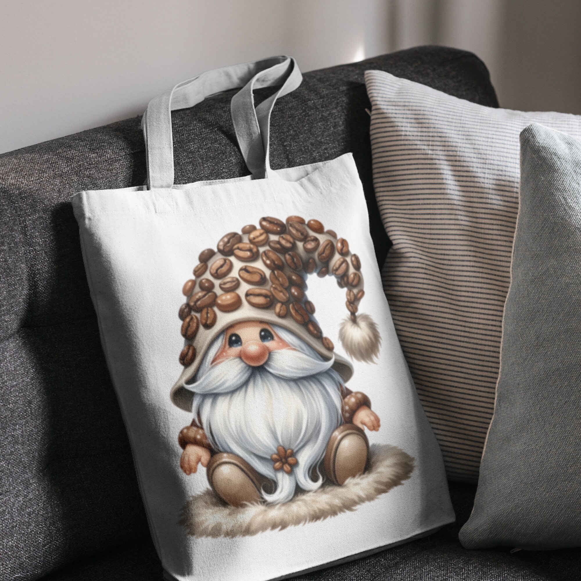 Coffee Cup Gnome Cute Gnomes Festive Clipart Watercolor Gnome ...