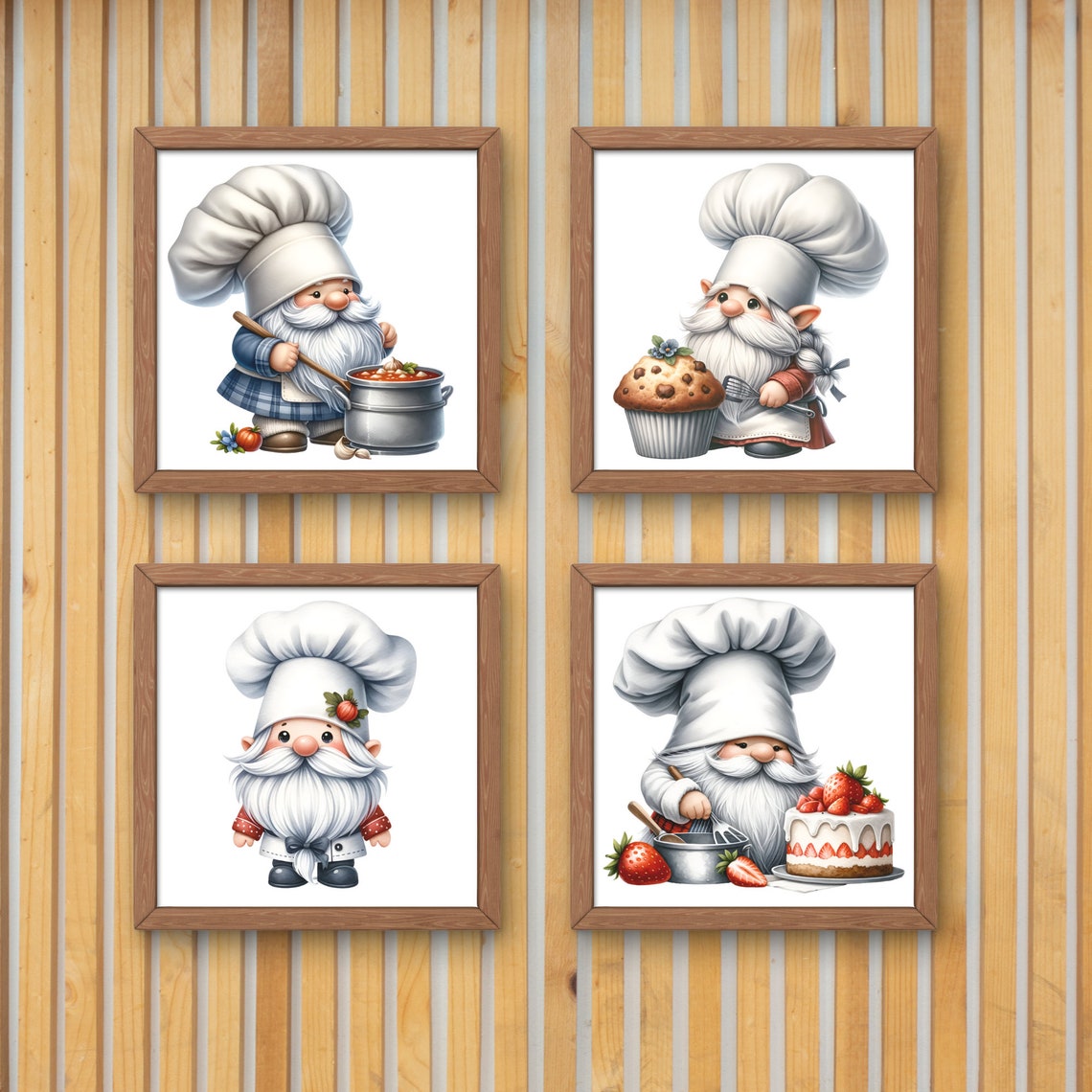 Chef Gnome Clipart baker Gnome Png Cake Chef Clipart PNG Baked With ...