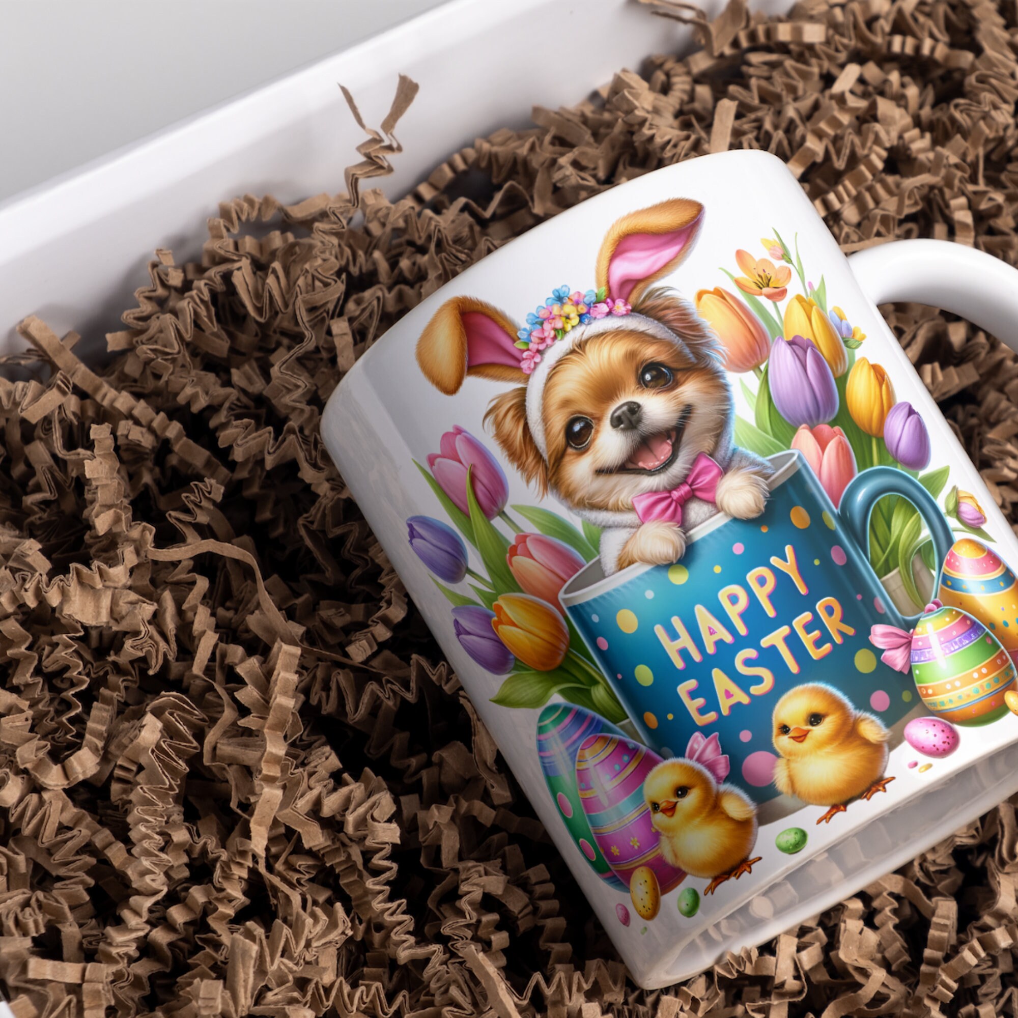 Cute Easter Clipart Collection - Pet Animals in Easter Outfits, Happy ...