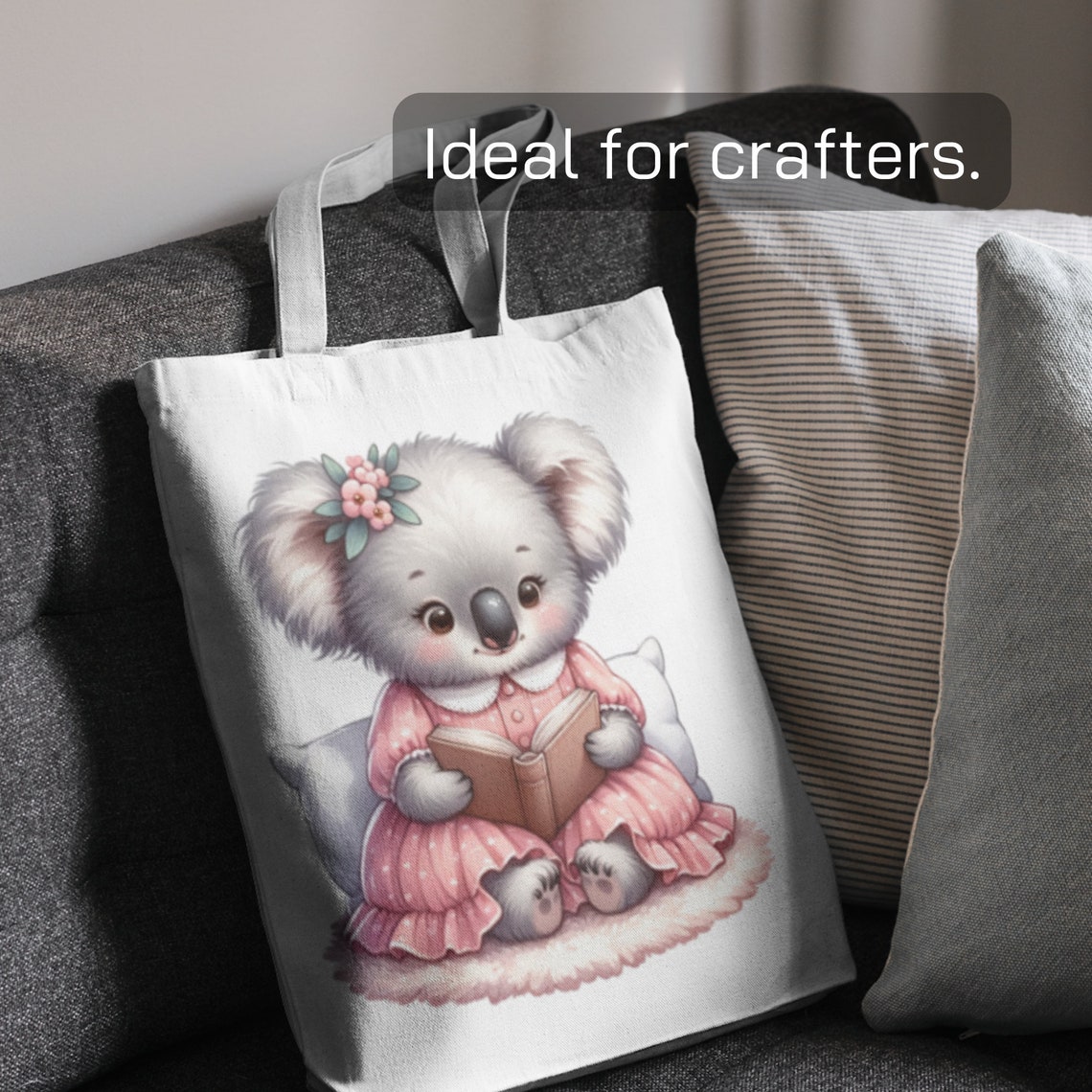 Pink Koala Clipart Collection - Adorable Australian-themed Art for Girl ...