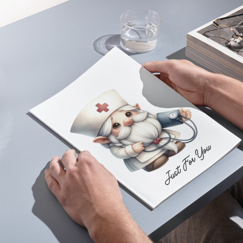 Nurse Gnome Clipart PNG Collection - Medical Gnomes Design Perfect for ...