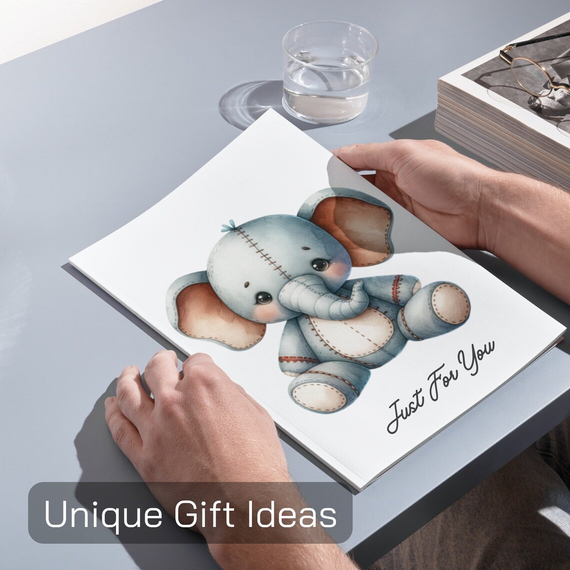 Cute Baby Stuffed Safari Animal Clipart Bundle Set Perfect for Nursery ...