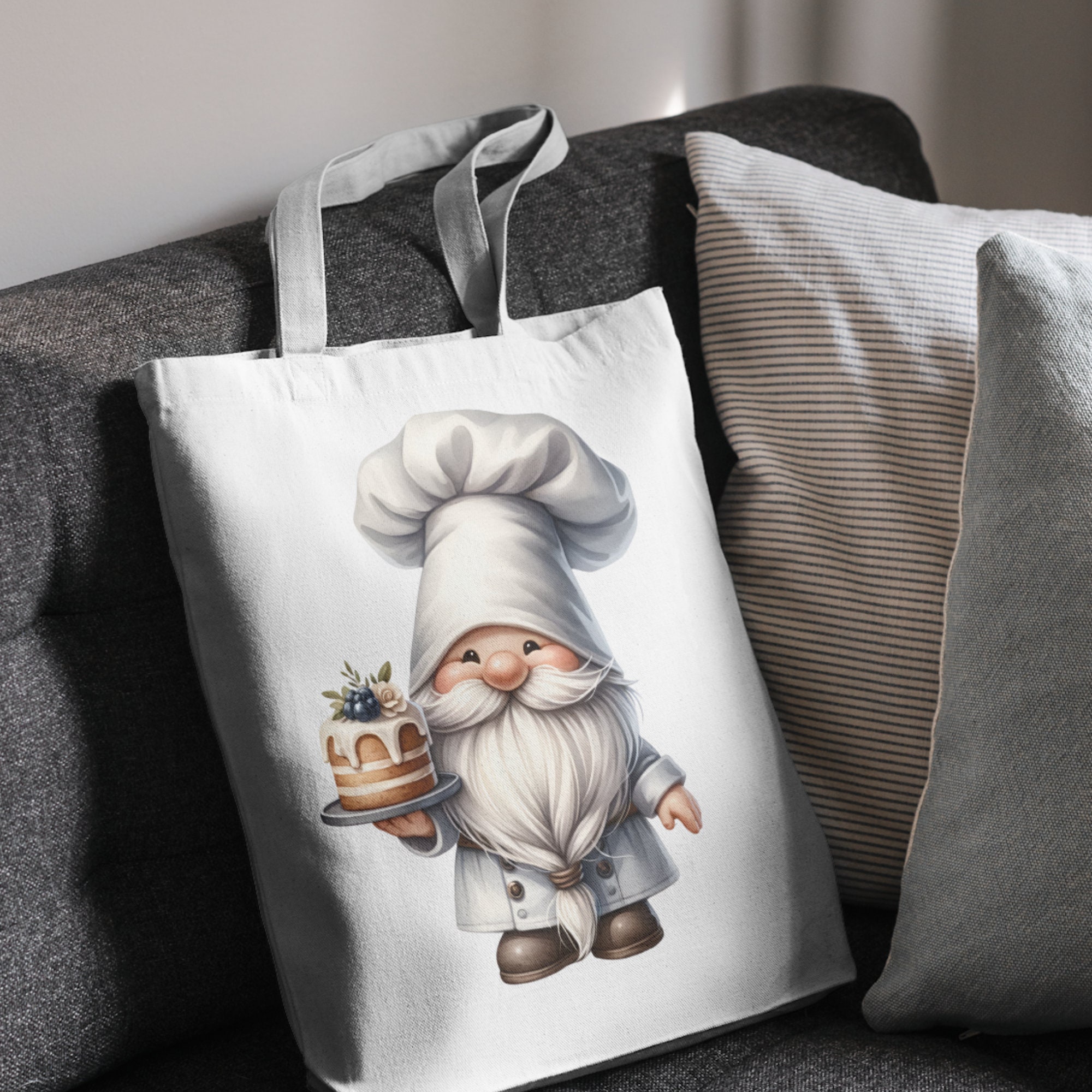 Chef Gnome Clipart -baker Gnome Png Cake Chef Clipart PNG Baked With ...