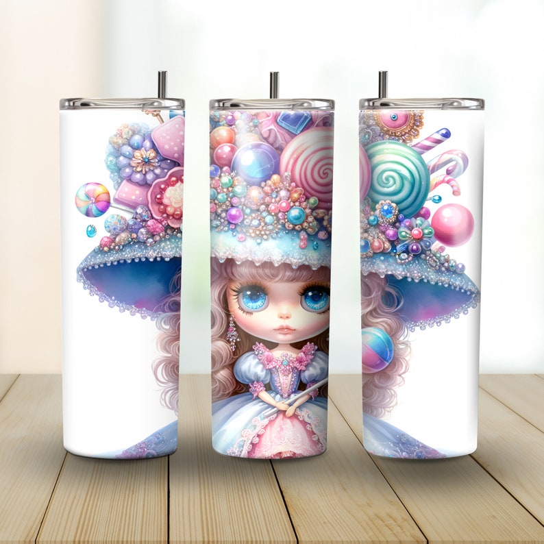 Candy Lollipop Blythe Dolls Watercolor Art Instant Download Clipart in ...