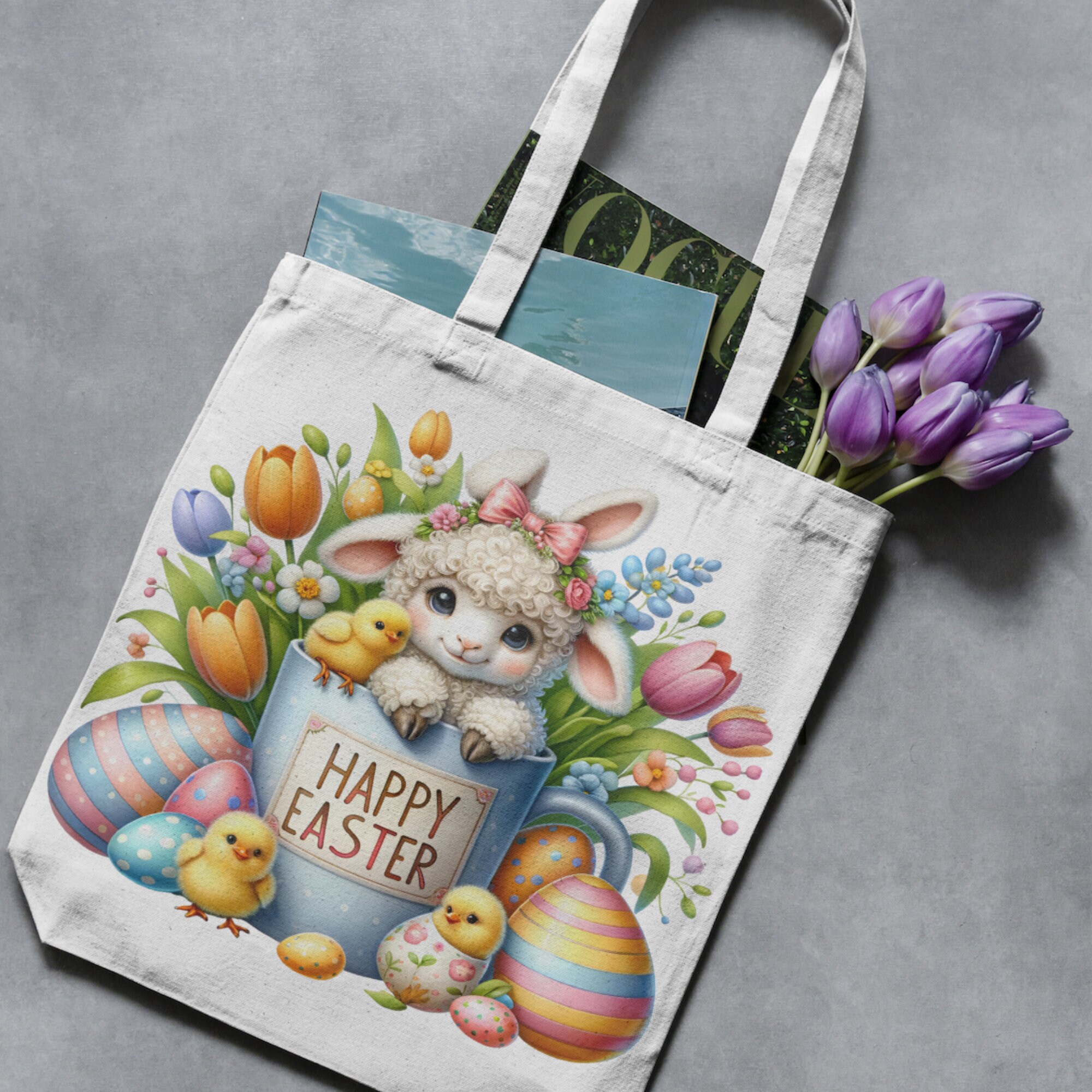 Cute Easter Clipart Collection - Pet Animals in Easter Outfits, Happy ...