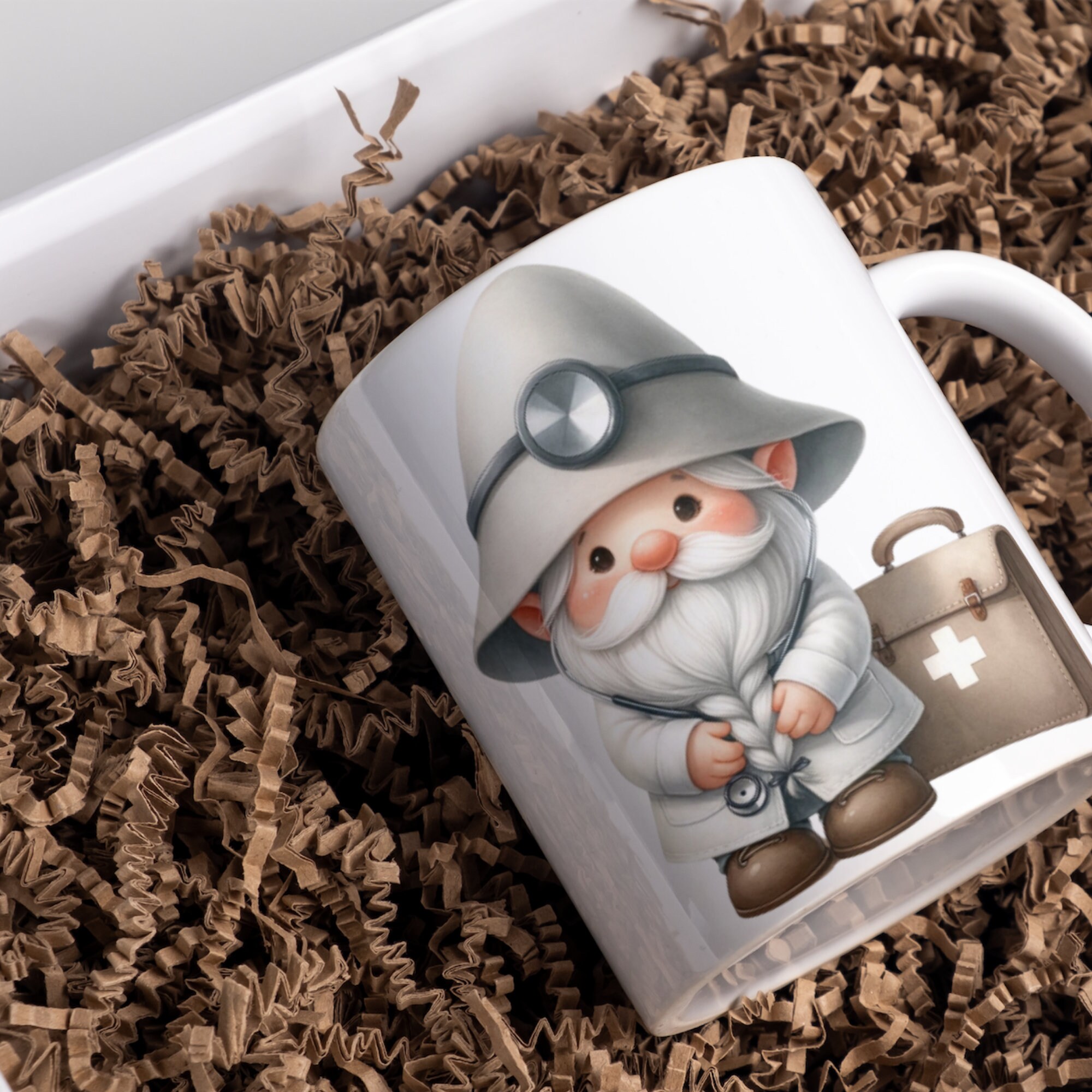 Doctor Gnome Clipart Collection PNG Watercolor - Medical and Healthcare ...