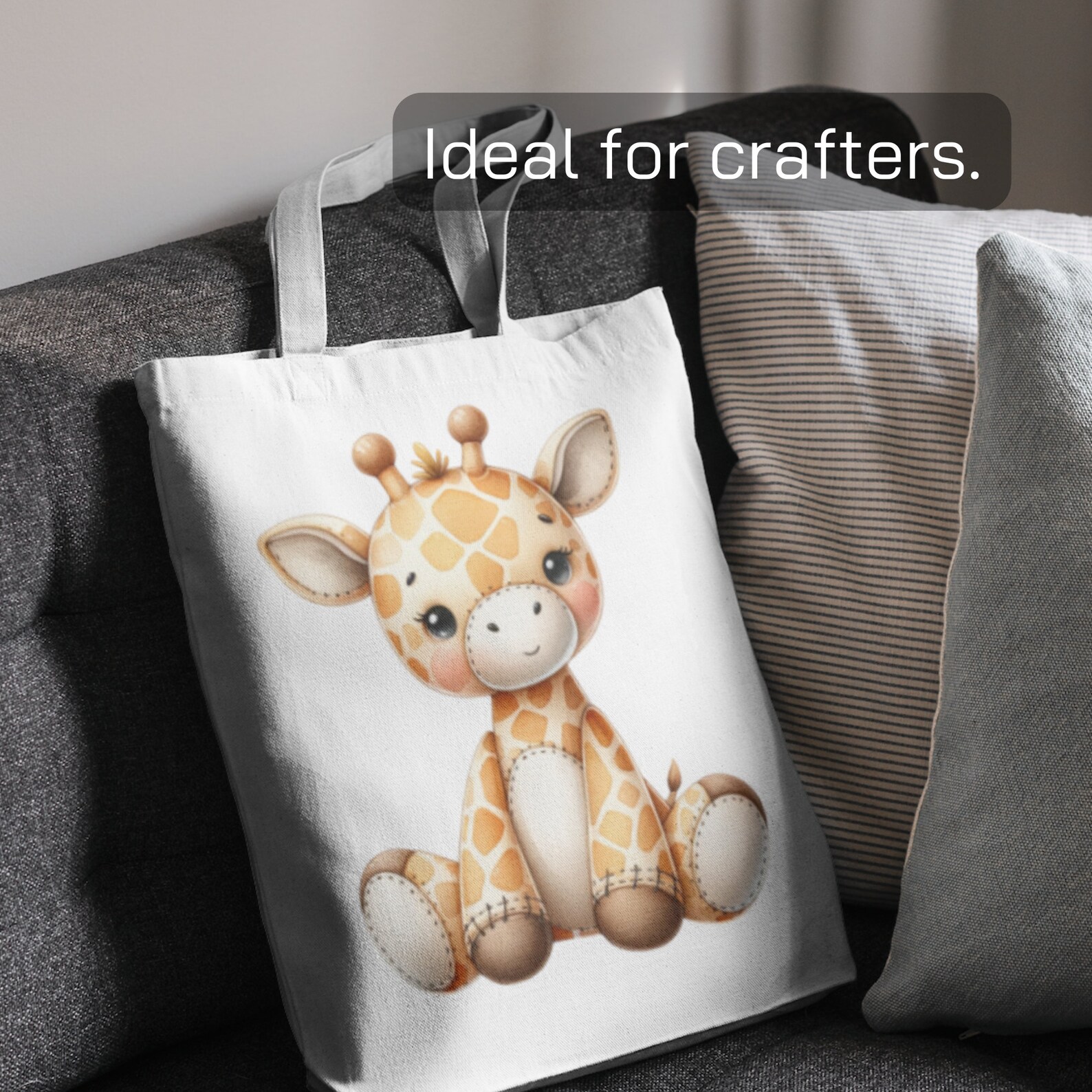 Cute Baby Stuffed Safari Animal Clipart Bundle Set Perfect for Nursery ...