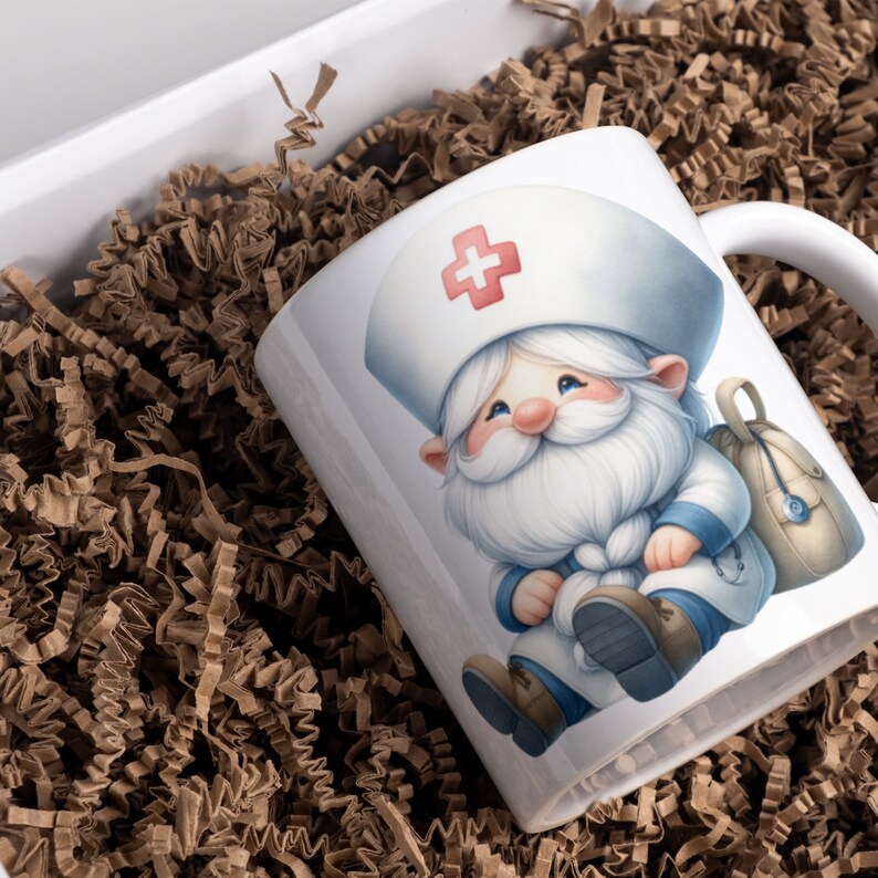 Nurse Gnome Clipart PNG Collection - Medical Gnomes Design Perfect for ...