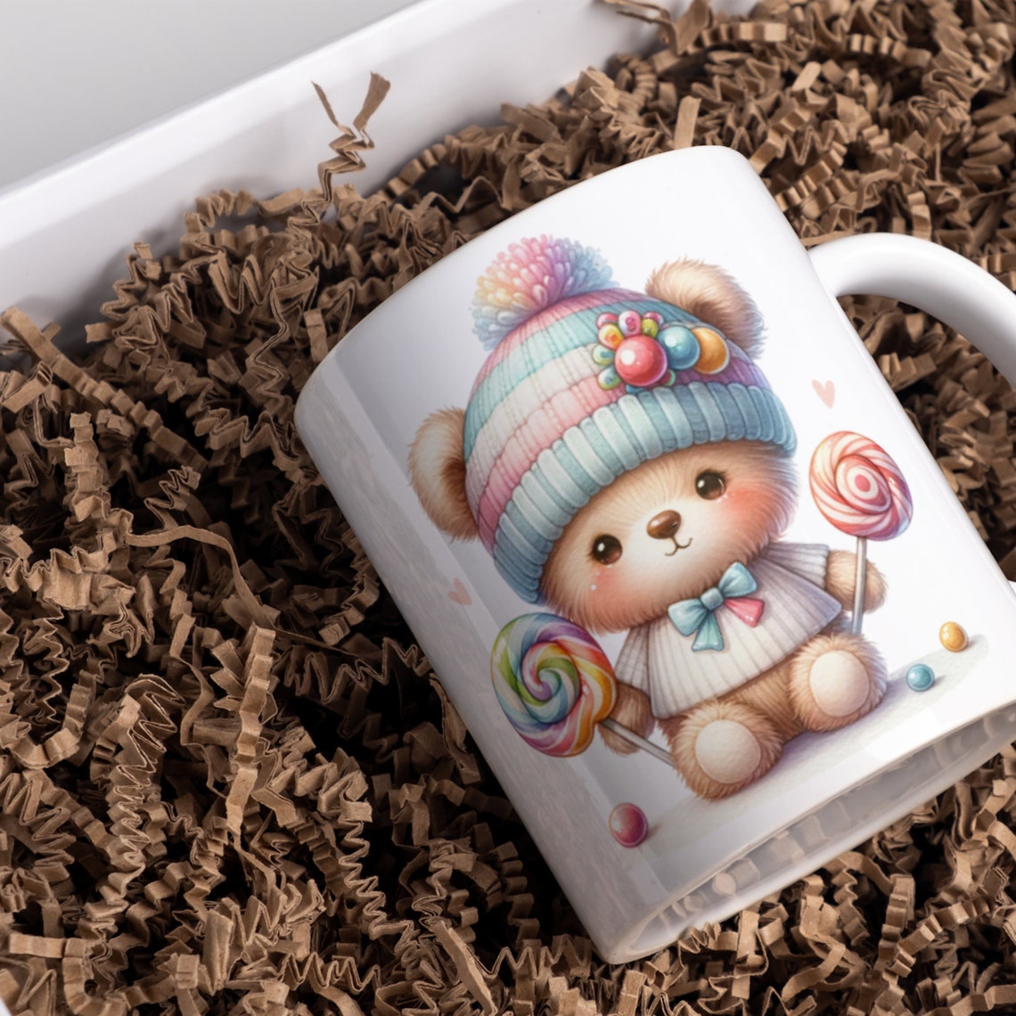 Candy Teddy Bear Clipart Bundle Adorable Art for Baby Showers ...