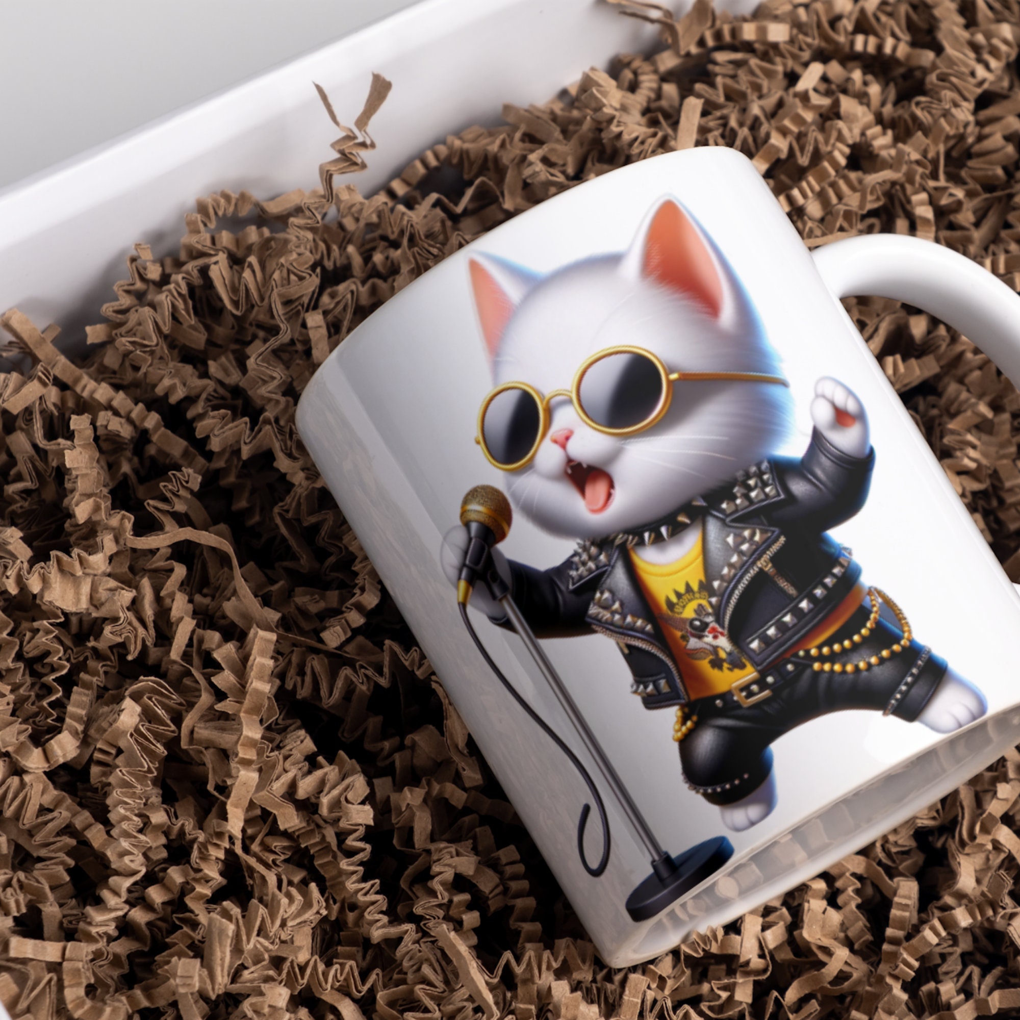 Rock Star Cat Clipart Collection - Cute Animal Png Perfect for Music ...