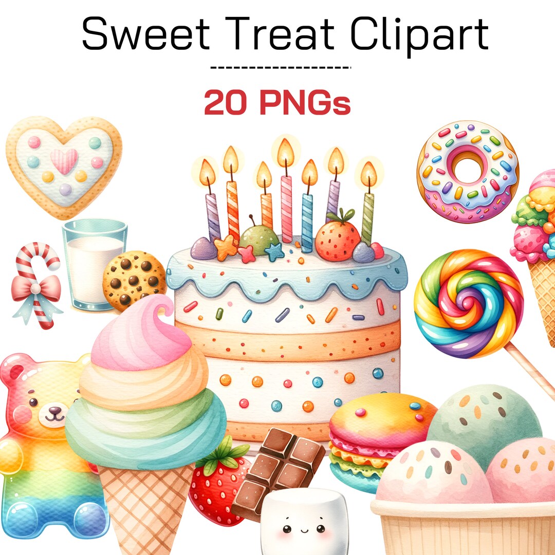 Sweet Treats Clipart - Cupcake Sweet Treat Clip Art Bakery Graphics ...