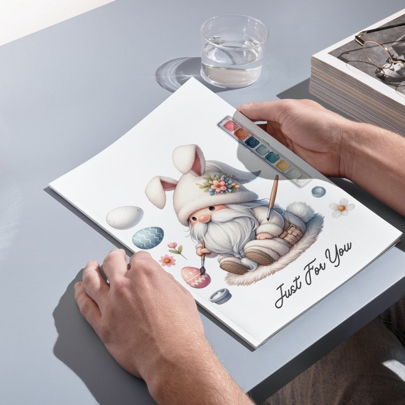 Easter Gnome Clipart Collection Spring Gnomes With Bunnies Eggs Floral ...