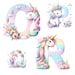 Cute Unicorn Png Alphabet Kawaii Unicorn PNG Rainbow Pastel Magic ...
