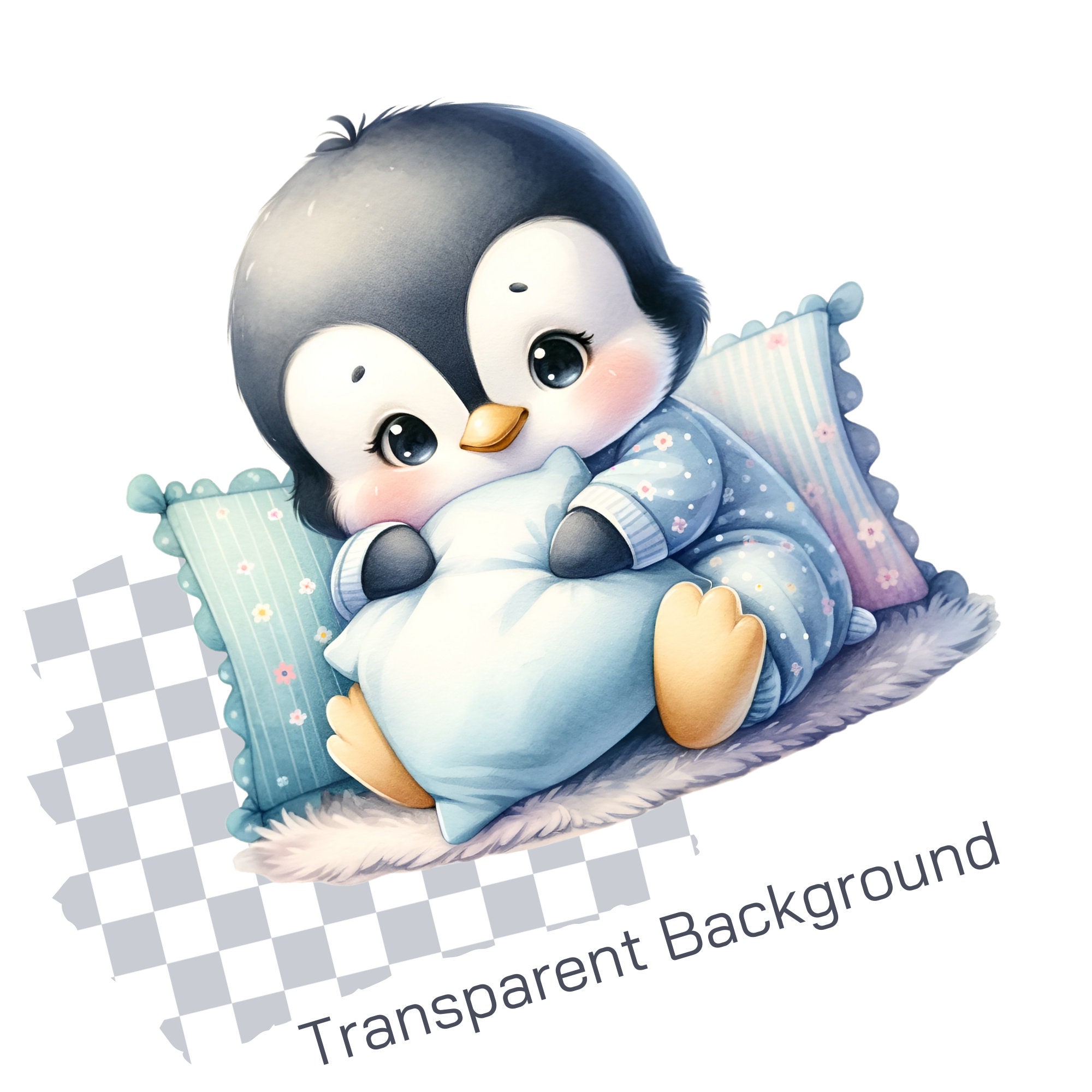 Sleepy Animals Clipart Collection - Adorable Baby Animal PNG, Cute ...