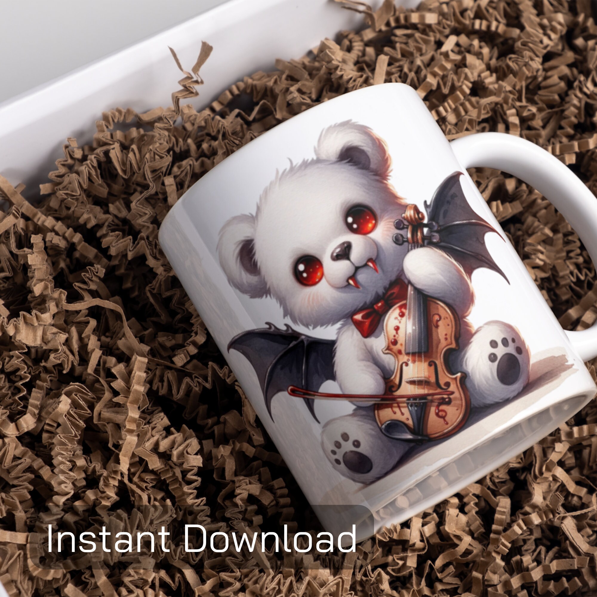 Creepy Haunted Teddy Bear Clipart Collection Horror & Goth Teddy ...