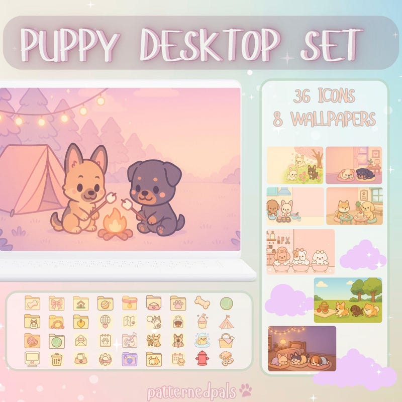 Dog Wallpaper - Etsy