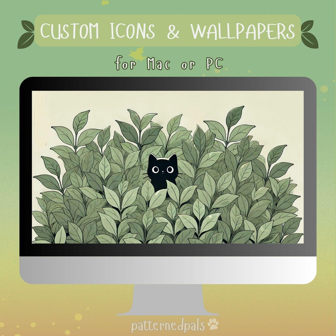 Matcha Green Desktop Wallpaper and Icon Set - 15 Aesthetic Wallpapers ...