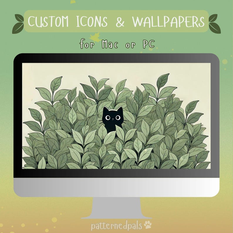 Matcha Green Desktop Wallpaper and Icon Set - 15 Aesthetic Wallpapers ...