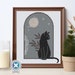 Boho Cat Cross Stitch Pattern: Modern Embroidery Art (digital Download ...