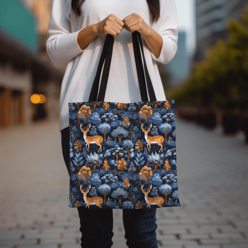 Deer Print Purse - Etsy