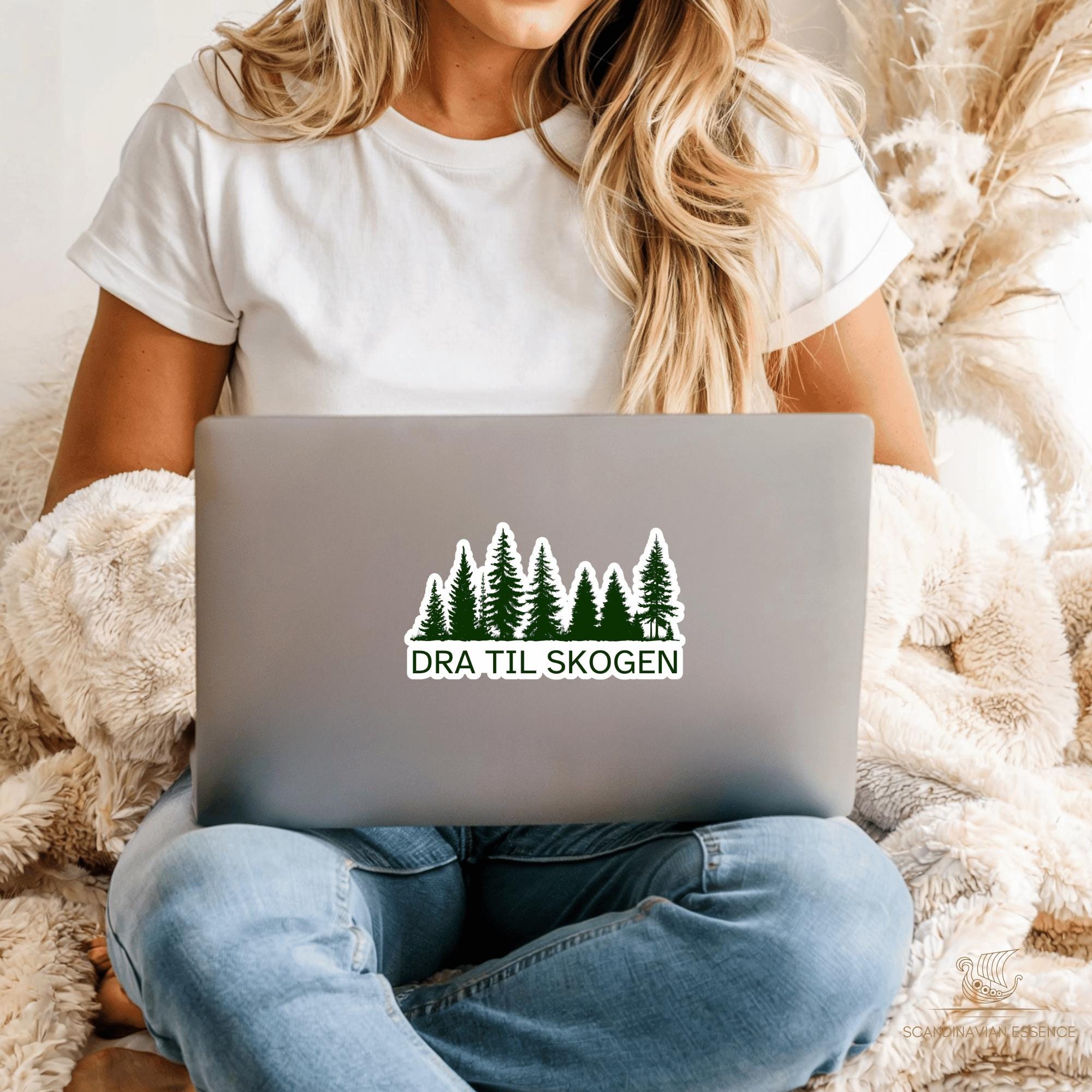 Norwegian Sticker: Funny Nordic Saying, Pine Tree Laptop Decal - Etsy