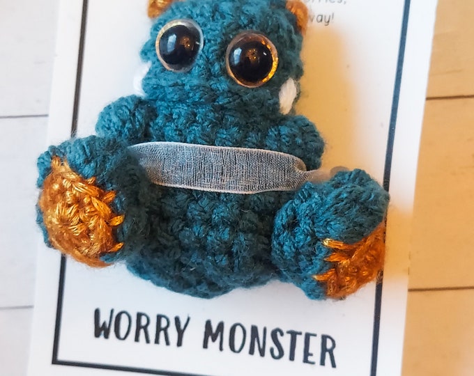 Worry Doll, Worry Monster, Pocket Monster, Gifts for Kids, Anxiety Toy ...