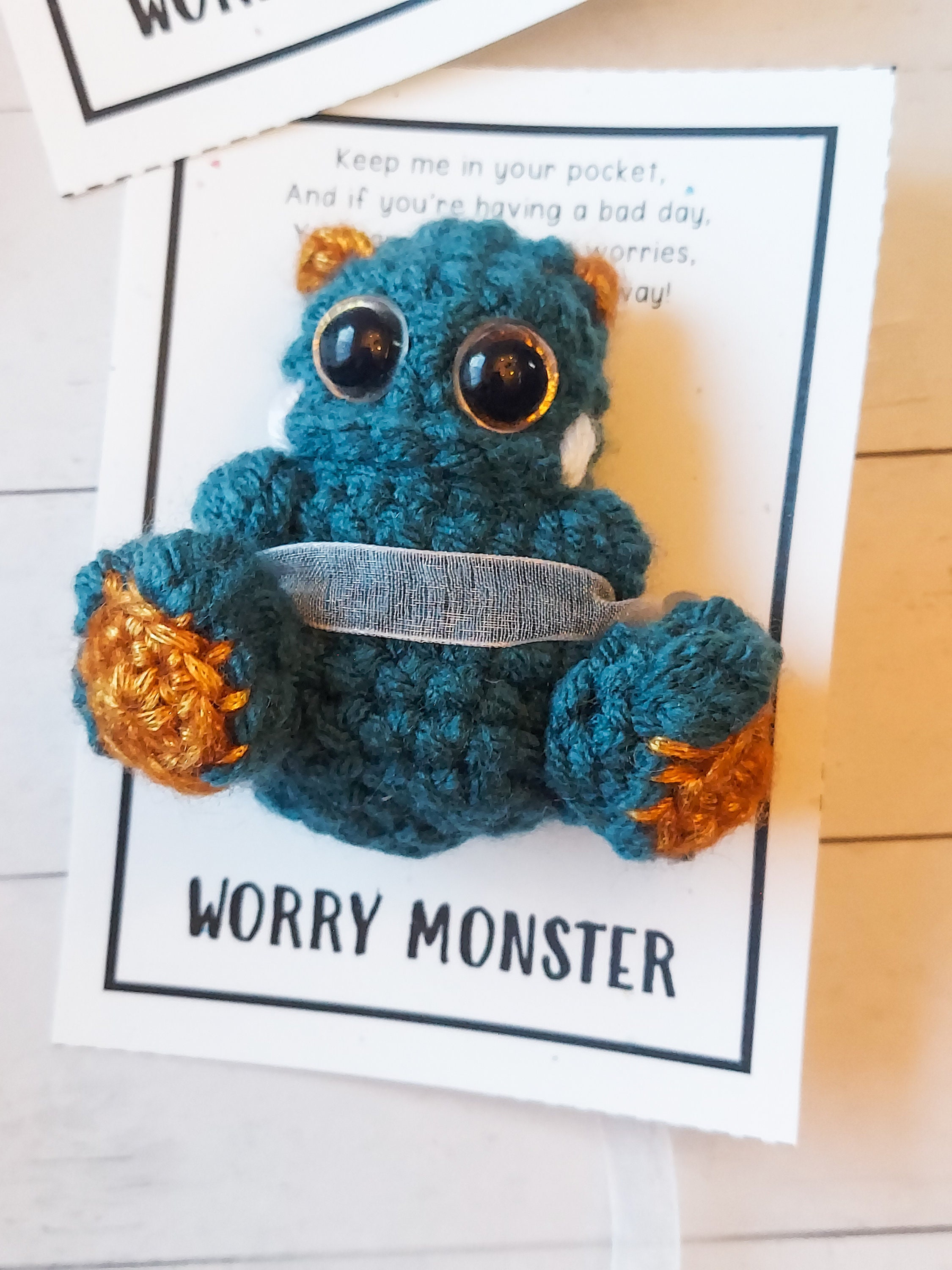 Worry Doll, Worry Monster, Pocket Monster, Gifts for Kids, Anxiety Toy ...