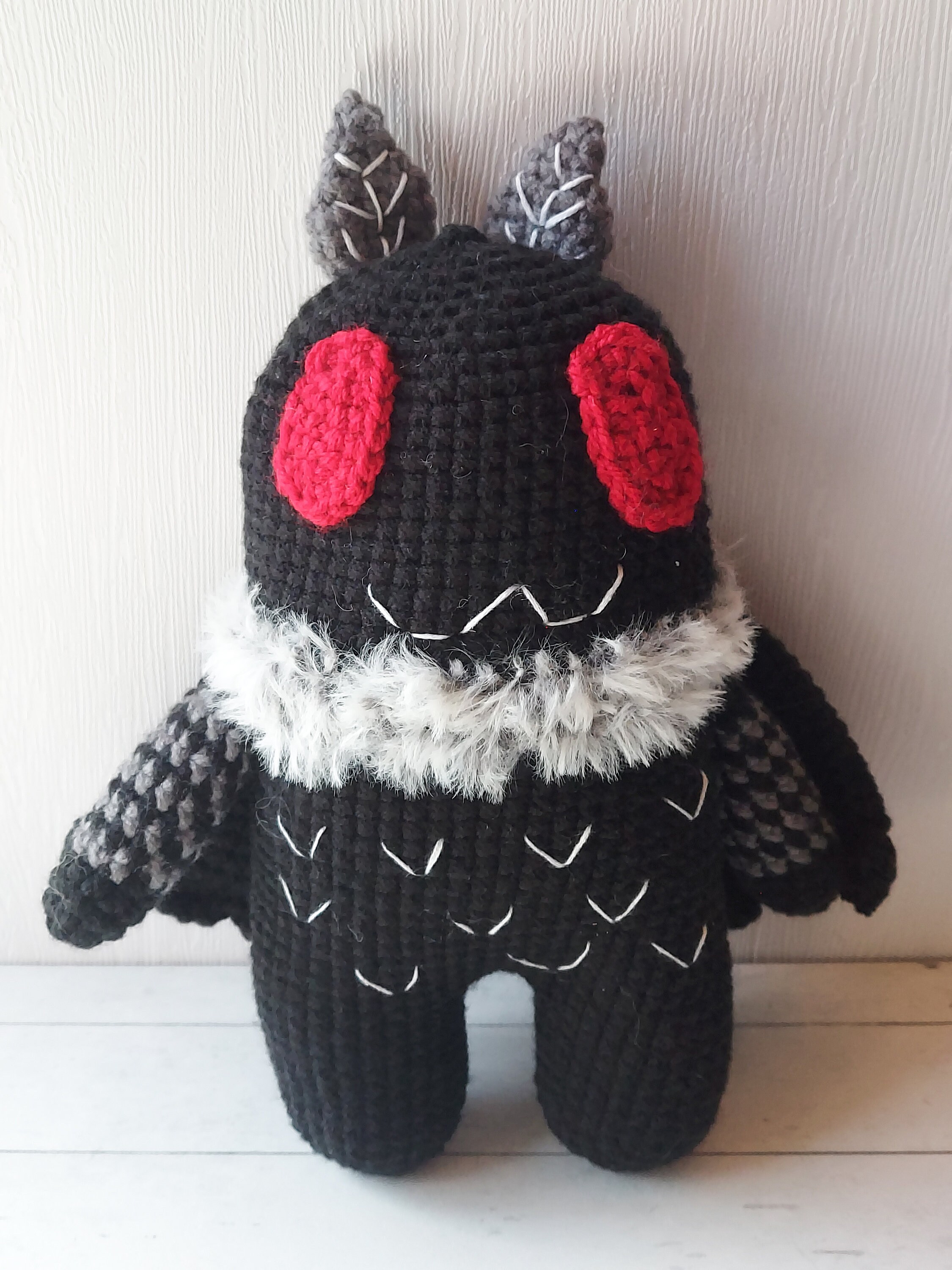 Mothman Plush Mothman Crochet Mothman Stuffed Animal for - Etsy
