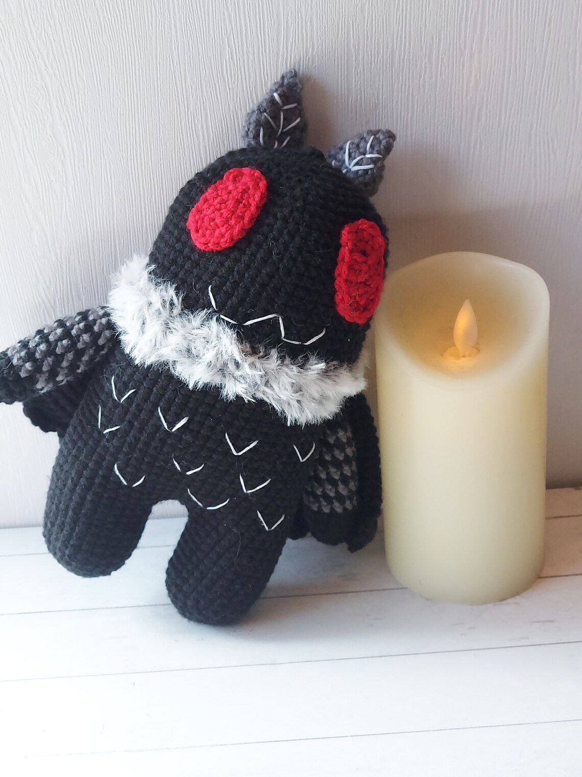 Mothman Plush Mothman Crochet Mothman Stuffed Animal for - Etsy