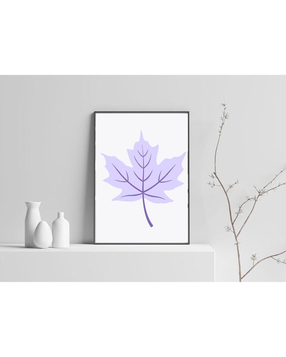 Fall Printable Wall Art, Autumn Print, Girls Fall Decor, Maple Leaf ...