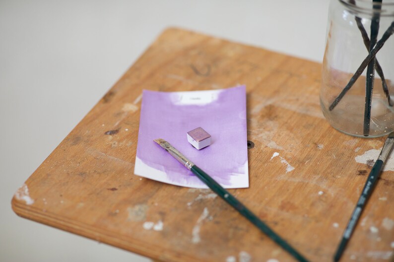 Set of 15 Handmade Shiny Mica Watercolor Half Pans. Greek Mythology ...