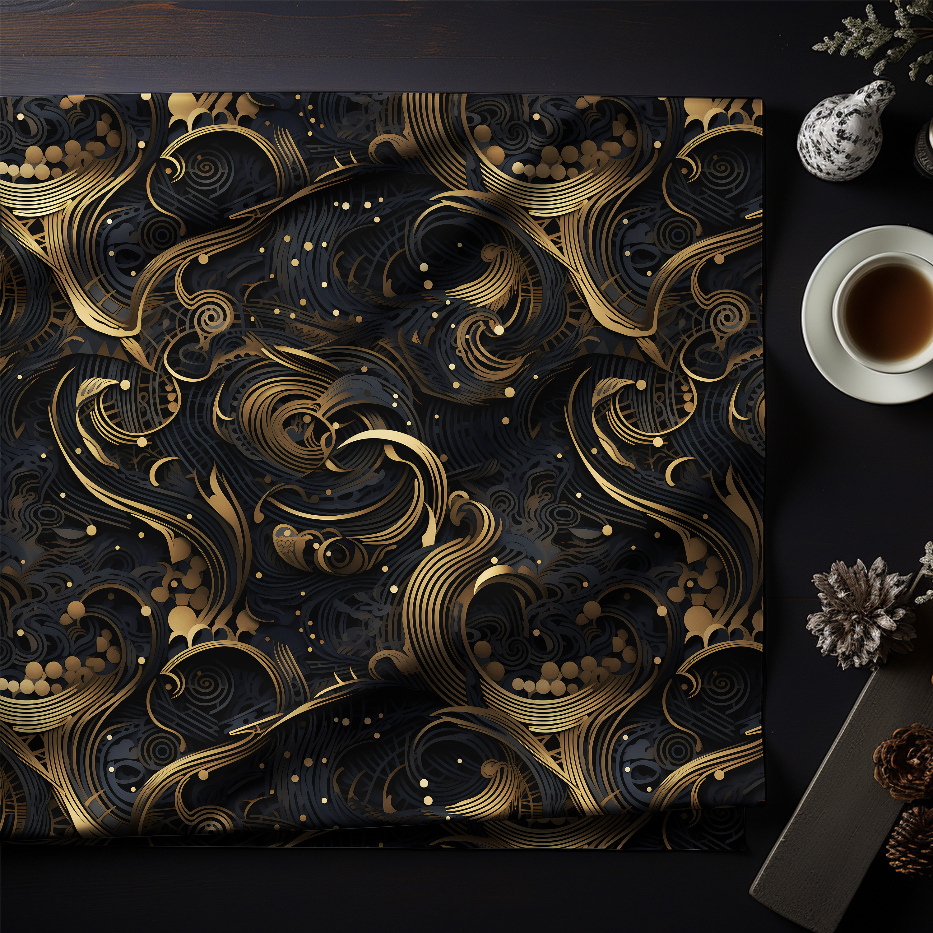 Abstract Luxury Gift Wrap Unique Wrapping Paper Premium - Etsy