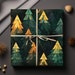 Pine Forest, Vibrant Gift Wrap, Unique Wrapping Paper, Premium Paper ...