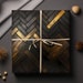 Luxury Timber Gift Wrapping Paper Christmas Birthday | Elegant Luxury ...