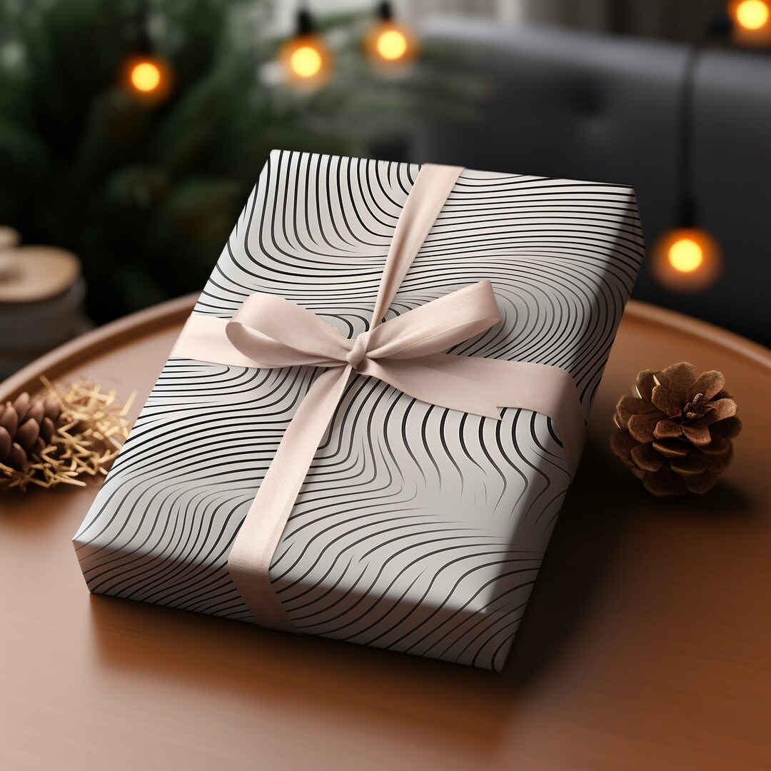 Elegant Minimal Gift Wrap, Unique Wrapping Paper, Premium Paper for ...
