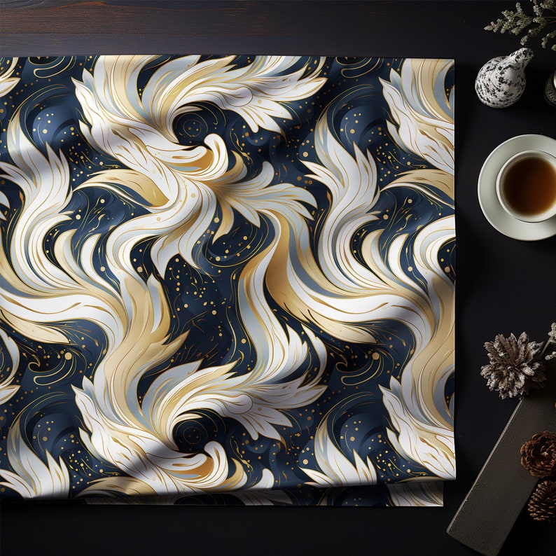 Luxury Gold, Vibrant Gift Wrap, Unique Wrapping Paper, Premium Paper ...