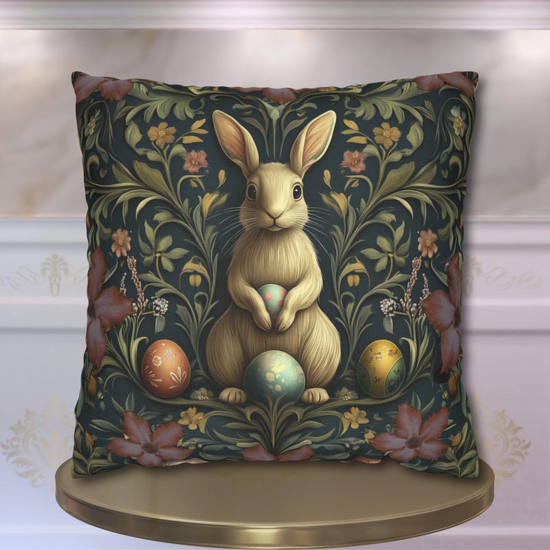 Rabbit Cushion - Etsy