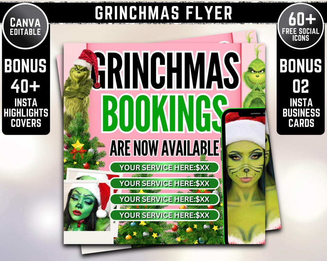 December Bookings, December Booking Flyer, Christmas Booking Flyer ...