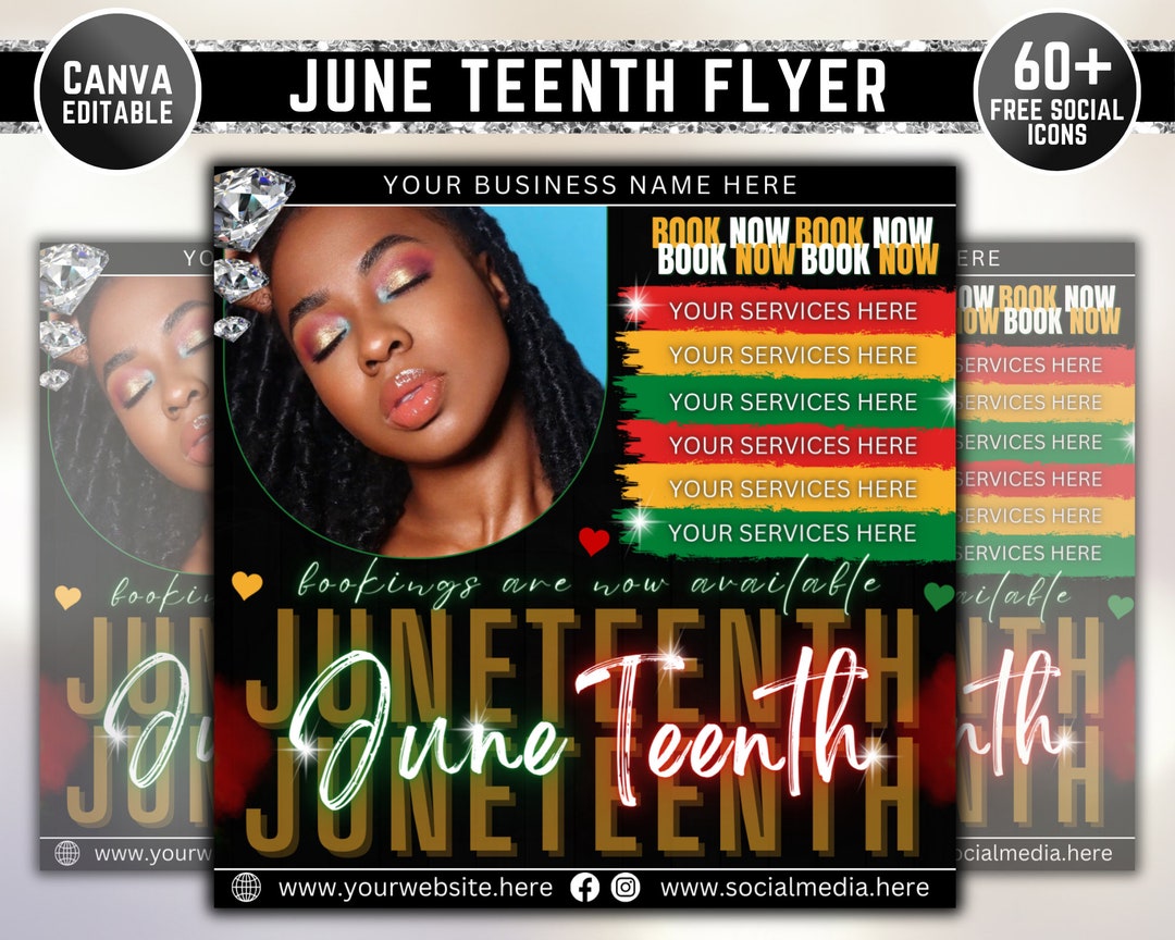 Juneteenth Booking Flyer, Juneteenth Special Flyer, June Booking Flyer ... Juneteenth Booking Flyer, Juneteenth Special Flyer, June Booking Flyer ...