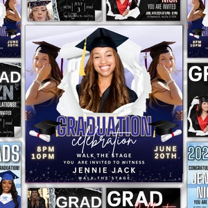 04 Class of 2024 Celebration Flyer Graduation Flyer 2024 Grad Flayer ...