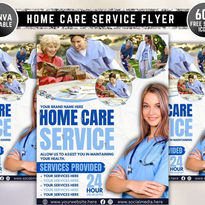 Home Care Flyer - Etsy