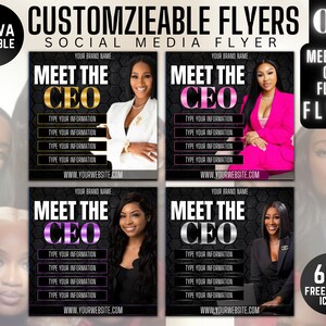 Meet the CEO Flyer, Meet the Owner Flyer, Business Flyer, Instagram ...