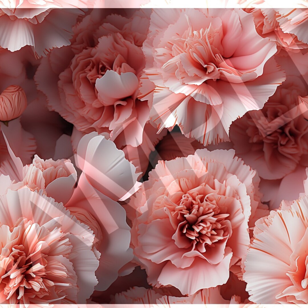 Coral Cotton Candy Pink Moth - Seamless Photorealistic Seashell Pattern ...