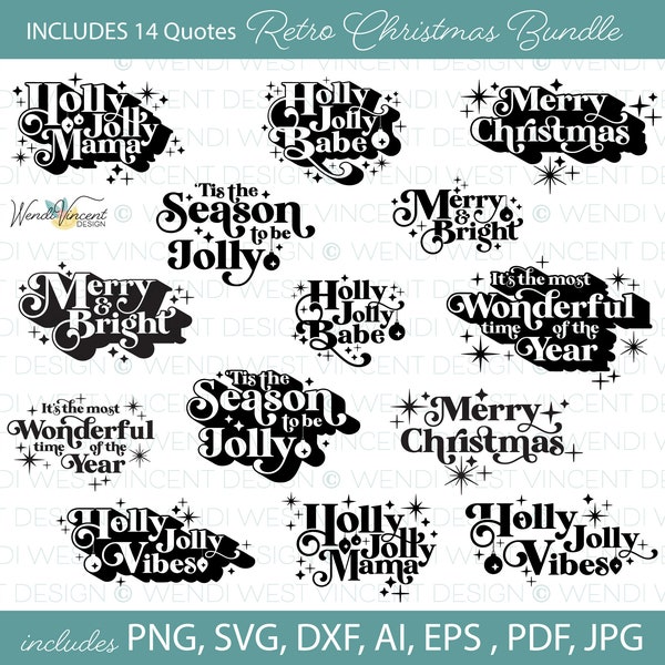 Christmas Word Art - Etsy